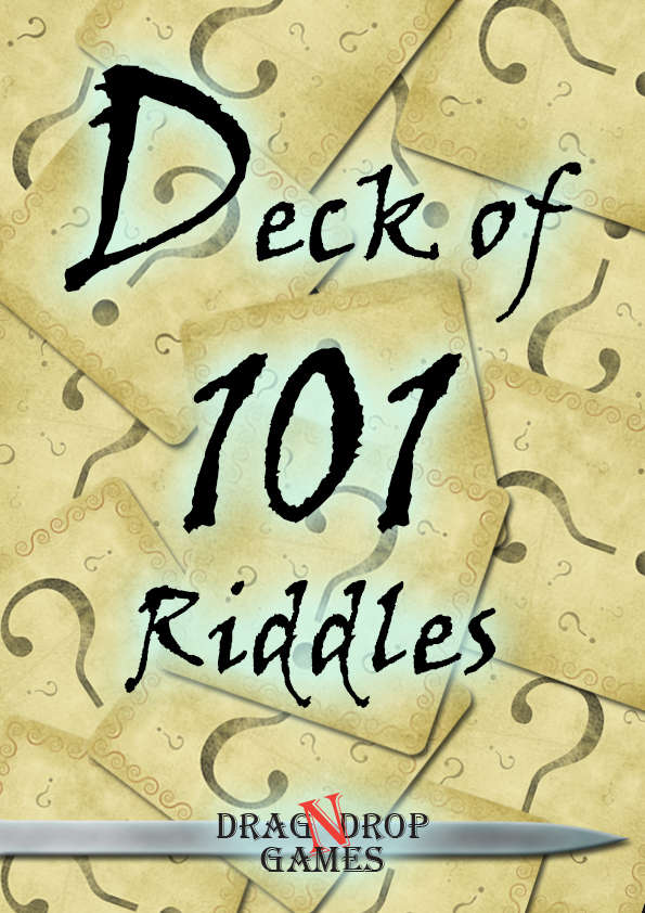 Deck of 101 Riddles - drag-n-drop games | DriveThruRPG