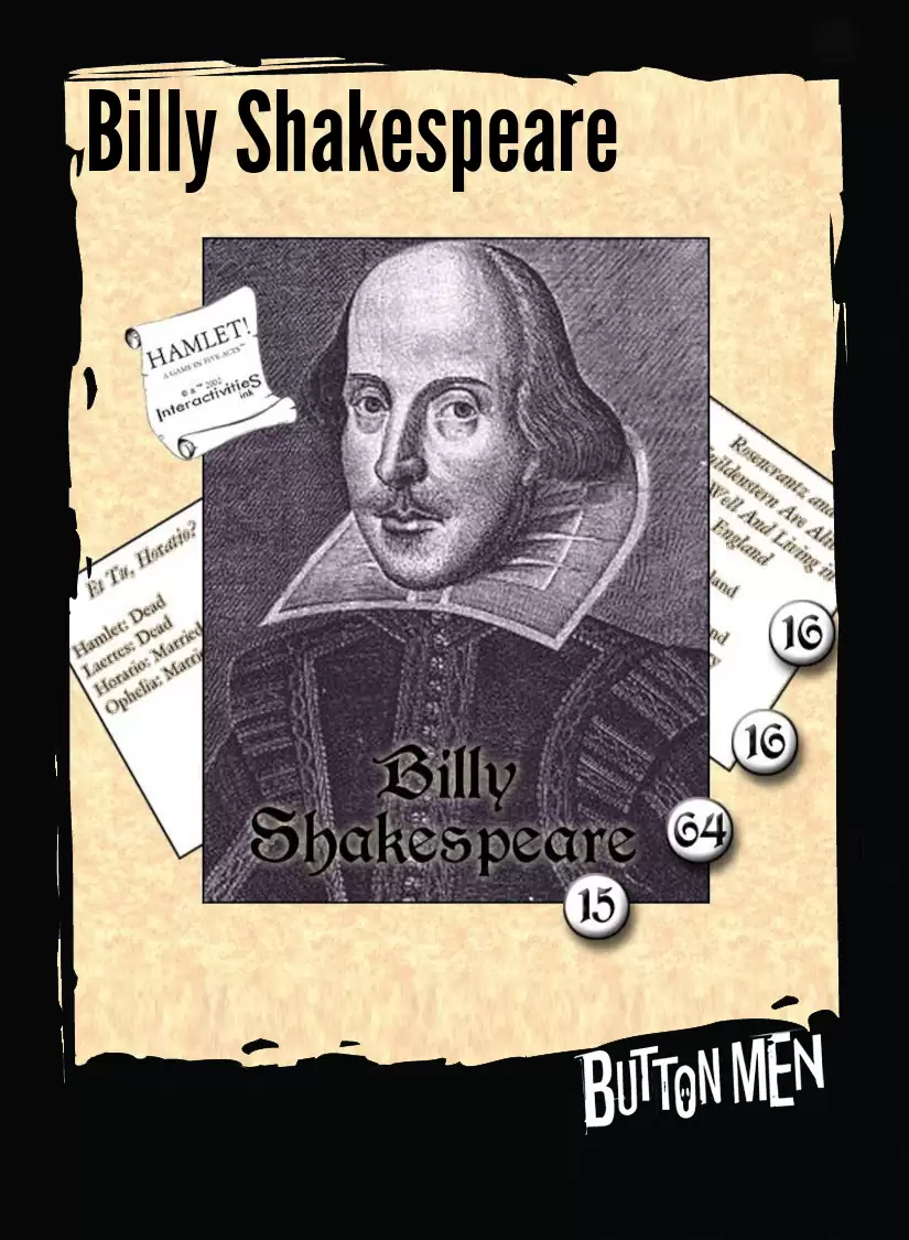 Billy Shakespeare - Custom Card - Greater Than Games, LLC | DriveThruRPG