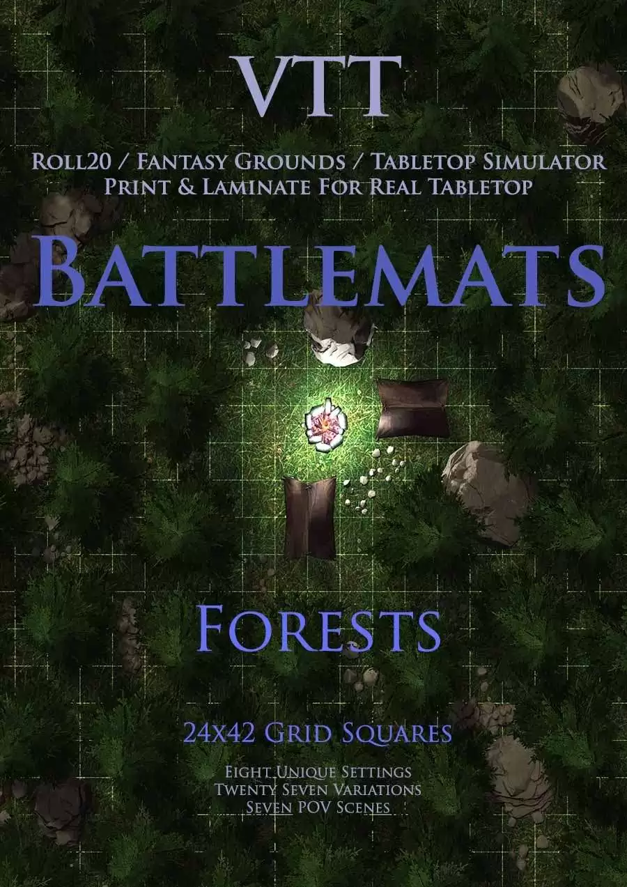 VTT Battlemap - Forests Map Pack - DM Philosophy | Elven Themed Maps ...