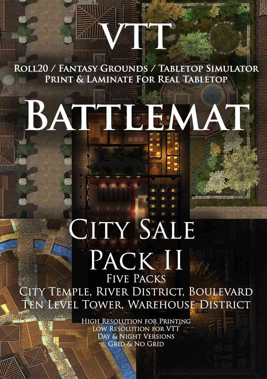 City Map Pack II [BUNDLE] - DM Philosophy | DriveThruRPG