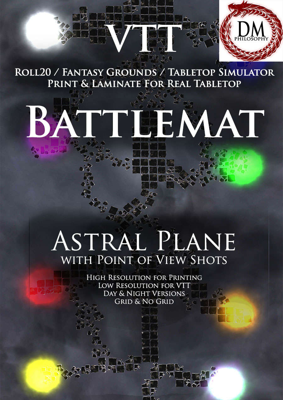 VTT Battlemap - Astral Plane - DM Philosophy | DriveThruRPG