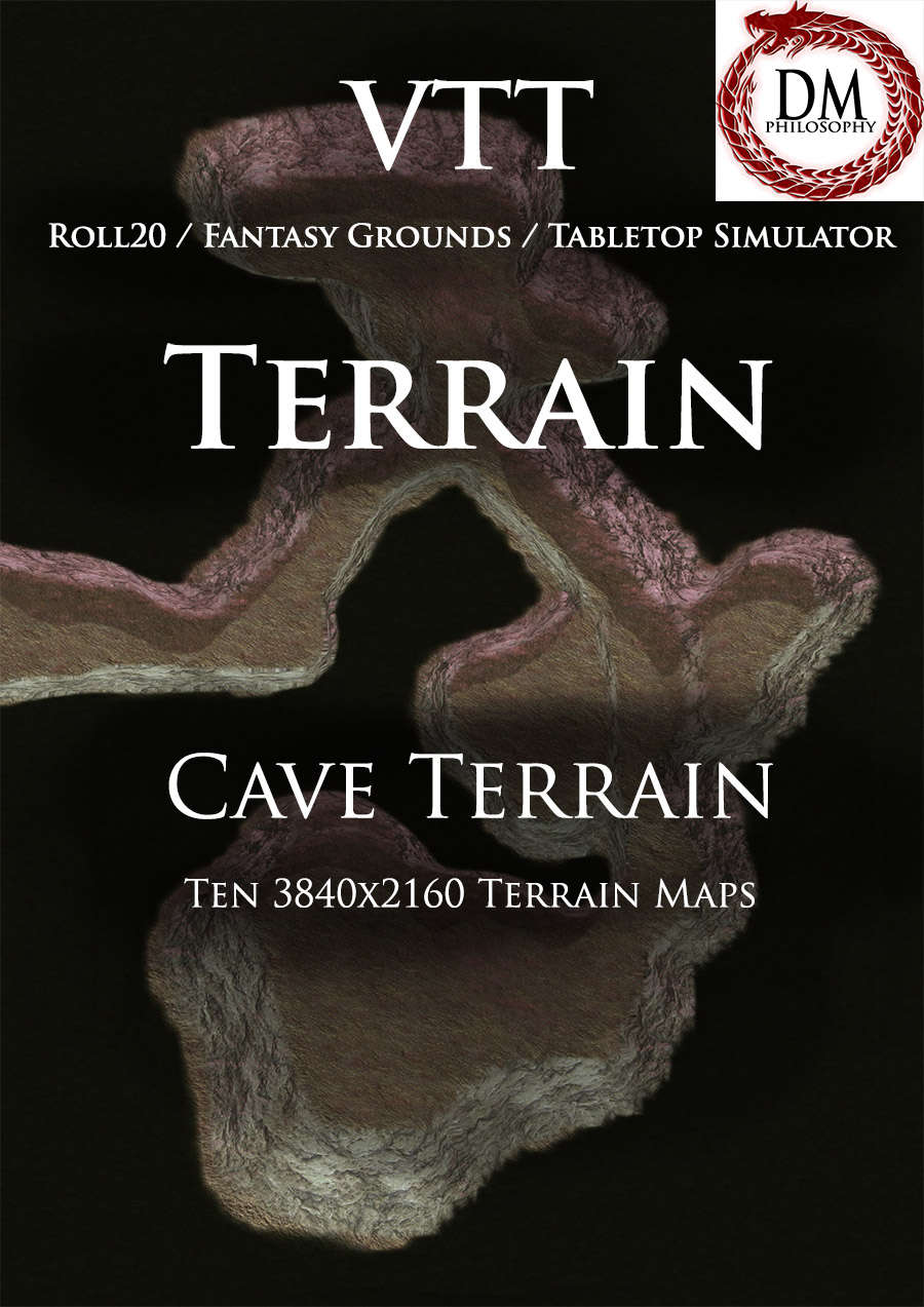VTT Terrain - Cave Terrain - DM Philosophy | DriveThruRPG