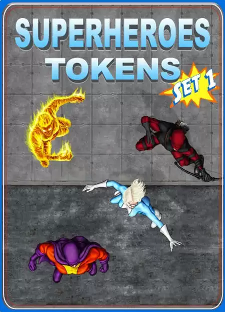 Superheroes Set 1 - Greg Bruni | DriveThruRPG