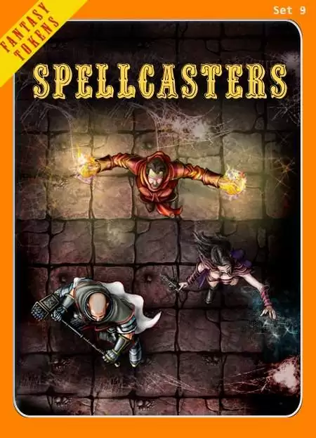 Fantasy Tokens Set 9: Spellcasters - Greg Bruni | DriveThruRPG