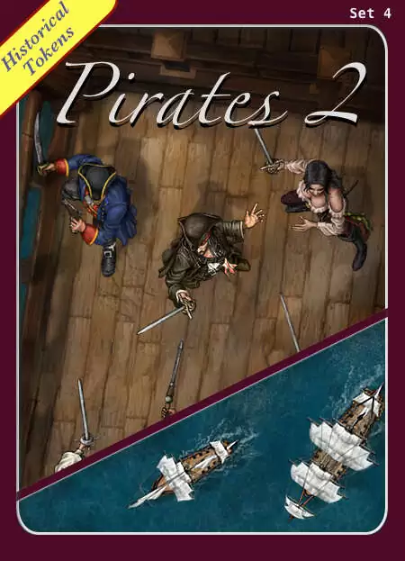 Historical Tokens Set 4, Pirates 2 - Greg Bruni | DriveThruRPG