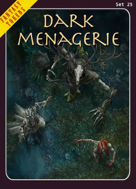 Fantasy Tokens Set 25: Dark Menagerie - Greg Bruni | DriveThruRPG