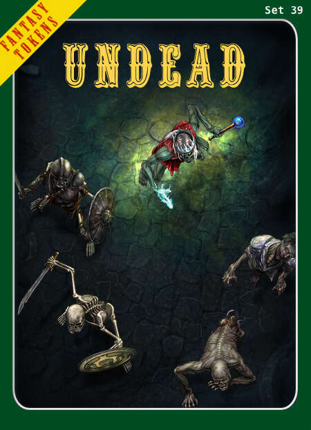 Fantasy Tokens Set 39: Undead - Greg Bruni | DriveThruRPG