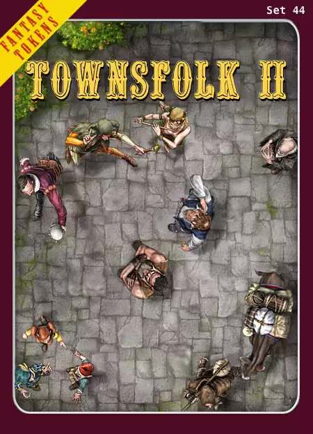 Fantasy Tokens Set 44: Townsfolk 2 - Greg Bruni | DriveThruRPG