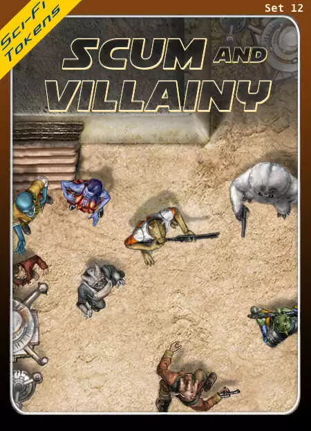 Sci-Fi Tokens Set 12, Scum & Villainy - Greg Bruni | DriveThruRPG
