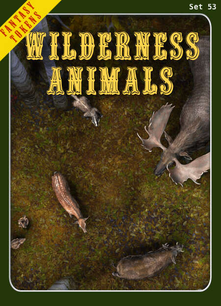 Fantasy Tokens Set 53: Wilderness Animals - Greg Bruni | DriveThruRPG