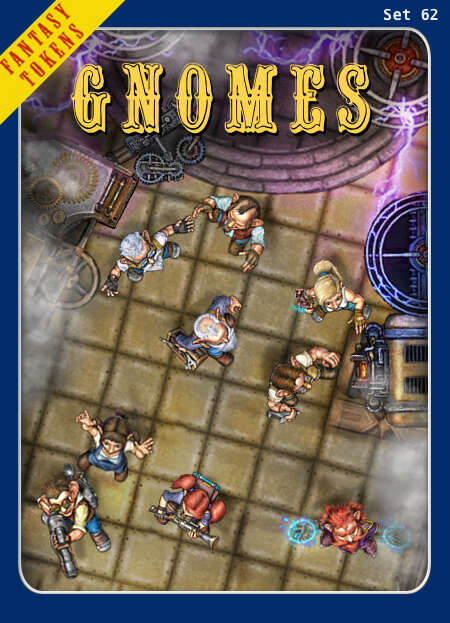 Fantasy Tokens Set 62: Gnomes - Greg Bruni | DriveThruRPG