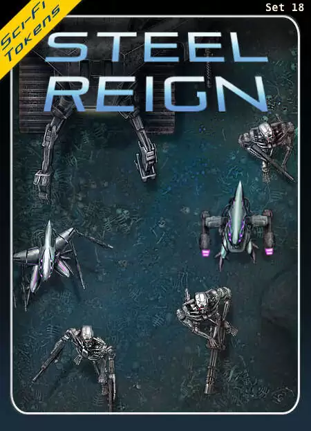 Sci-Fi Tokens Set 18, Steel Reign - Greg Bruni | DriveThruRPG