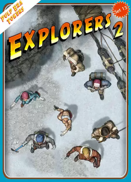 Pulp Era Tokens Set 13, Explorers 2 - Greg Bruni | DriveThruRPG
