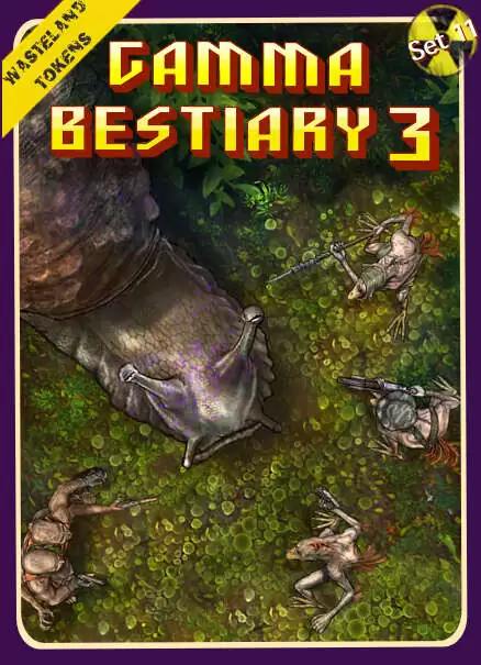 Wasteland Tokens Set 11, Gamma Bestiary 3 - Greg Bruni | DriveThruRPG