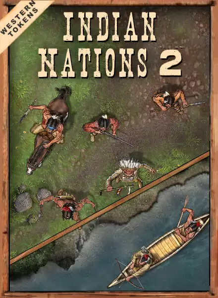 Western Tokens Set 11, Indian Nations 2 - Greg Bruni | DriveThruRPG