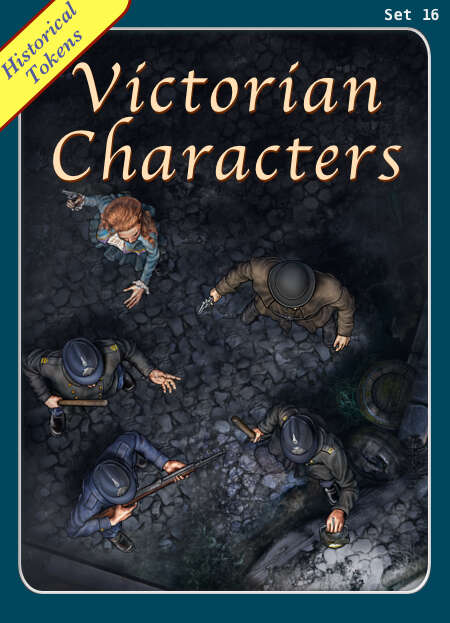 Historical Tokens Set 16, Victorian Characters - Greg Bruni | DriveThruRPG