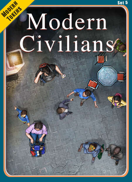 Modern Tokens Set 5, Modern Civilians - Greg Bruni | DriveThruRPG