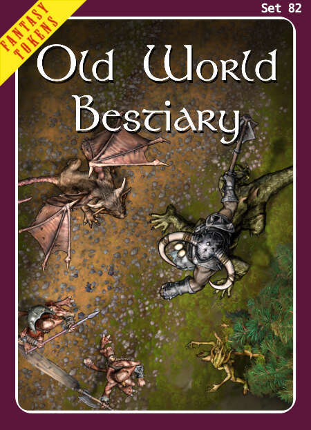Fantasy Tokens Set 82, Old World Bestiary - Greg Bruni | DriveThruRPG