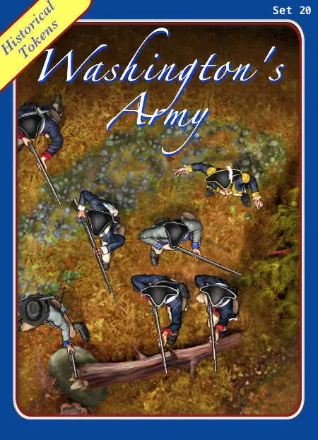 Historical Tokens Set 20, Washington's Army - Greg Bruni | DriveThruRPG