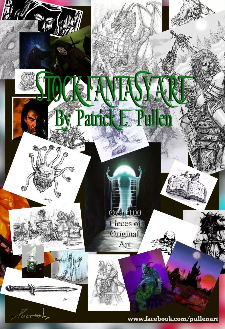 110 Pieces of Fantasy Stock Art - Patrick E. Pullen | DriveThruRPG