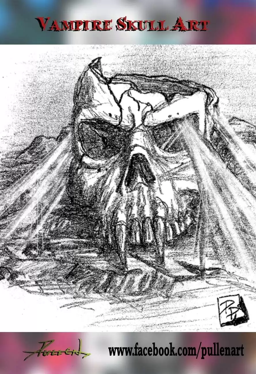 Vampire Skull Stock Art - Patrick E. Pullen | DriveThruRPG