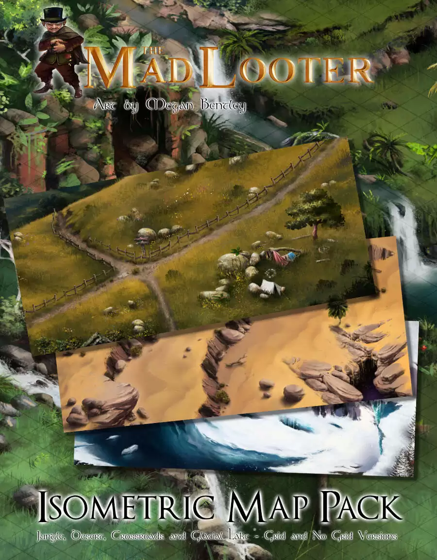 Isometric Map Pack - The Mad Looter | DriveThruRPG