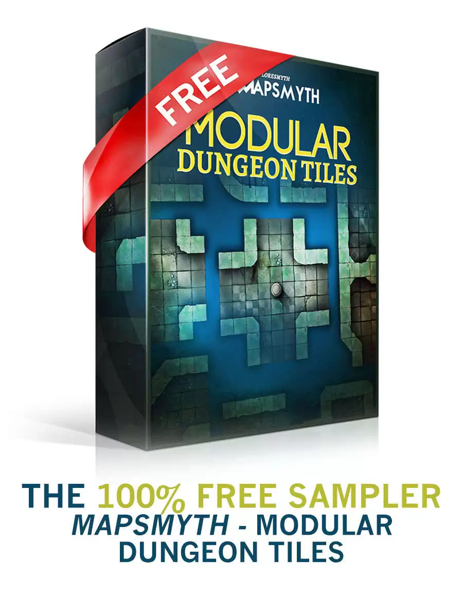 MapSmyth: Modular Dungeon Maps - Free Sample Pack - LoreSmyth | Modular ...