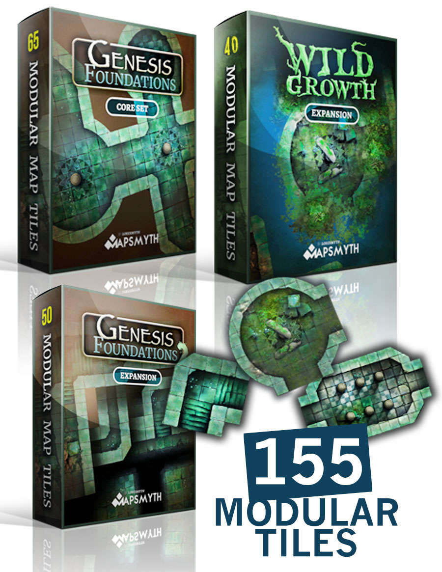 MapSmyth: Modular Dungeon VTT Tiles - STARTER [BUNDLE] - LoreSmyth ...