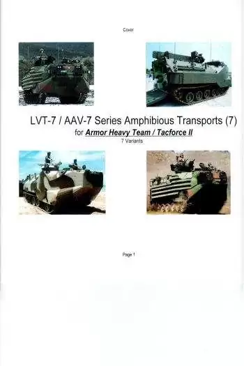 LVT-7 / AAV-7 Amphibious Transports - Wargame Designs 2000 | DriveThruRPG